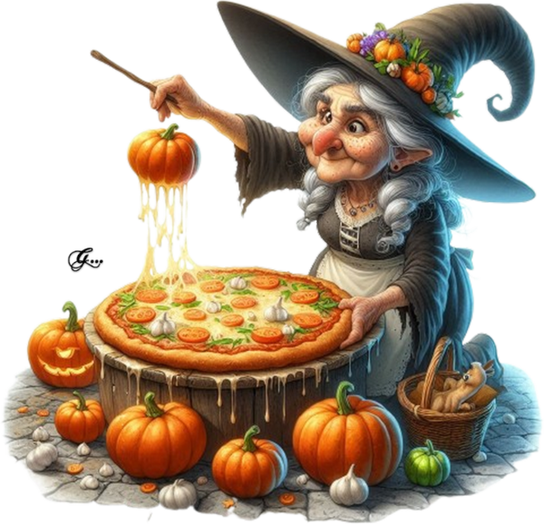 Tubes Halloween - Sorcières - Pumpkin - Witch PNG