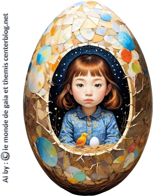 AI - Tube Oeuf de Pâques png - Tube Easter Egg png