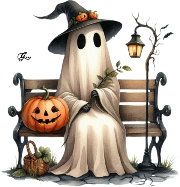 Tubes Halloween - Fantômes - Ghosts PNG