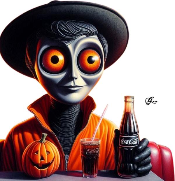 Tubes Halloween - Coca Cola - Pumpkin PNG