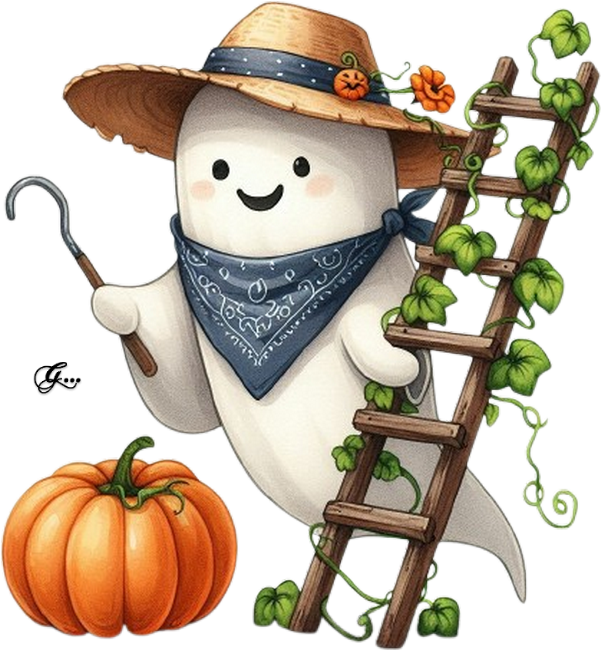 tubes halloween fantomes