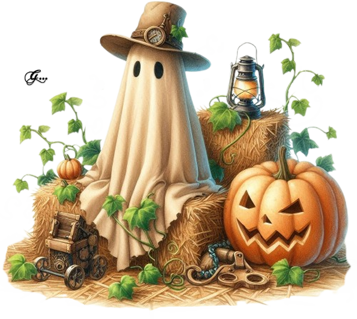 tubes halloween fantomes - Page 7