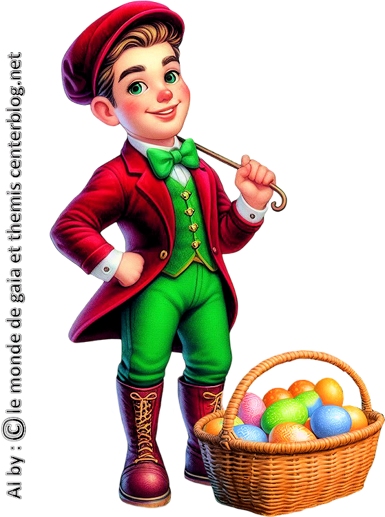 tubes paques serie rouge et verte - Page 4